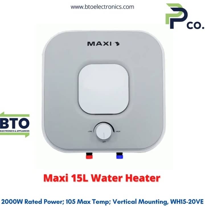 Maxi 15L Water Heater – BTO Electronics & Appliances, Wuye, Abuja